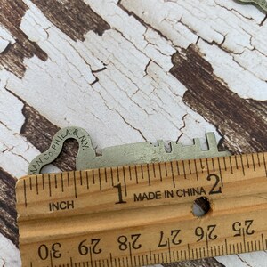 Flat Skeleton Key Set of 3, Safe Deposit Box Bank Vault, Star Antique ...