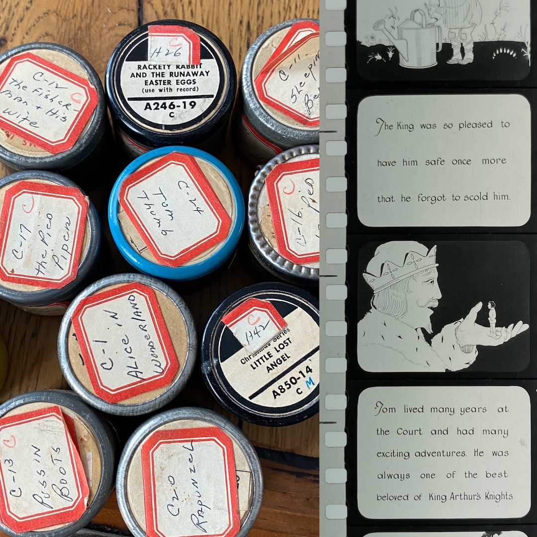 Vintage Classroom Film Strip- Fairy Tales - - 35mm Film Strip Lessons ...