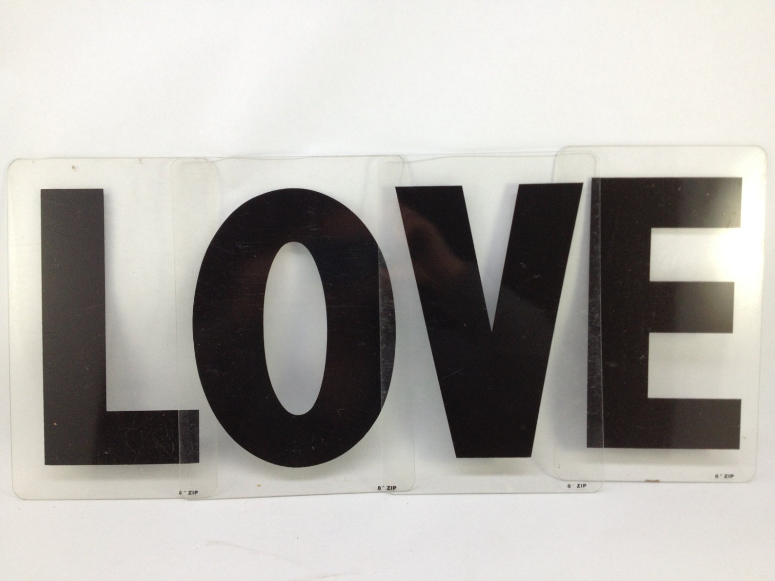 Clear Plastic Letter D – Plexiglas Letter - Black Marquee Letter ...
