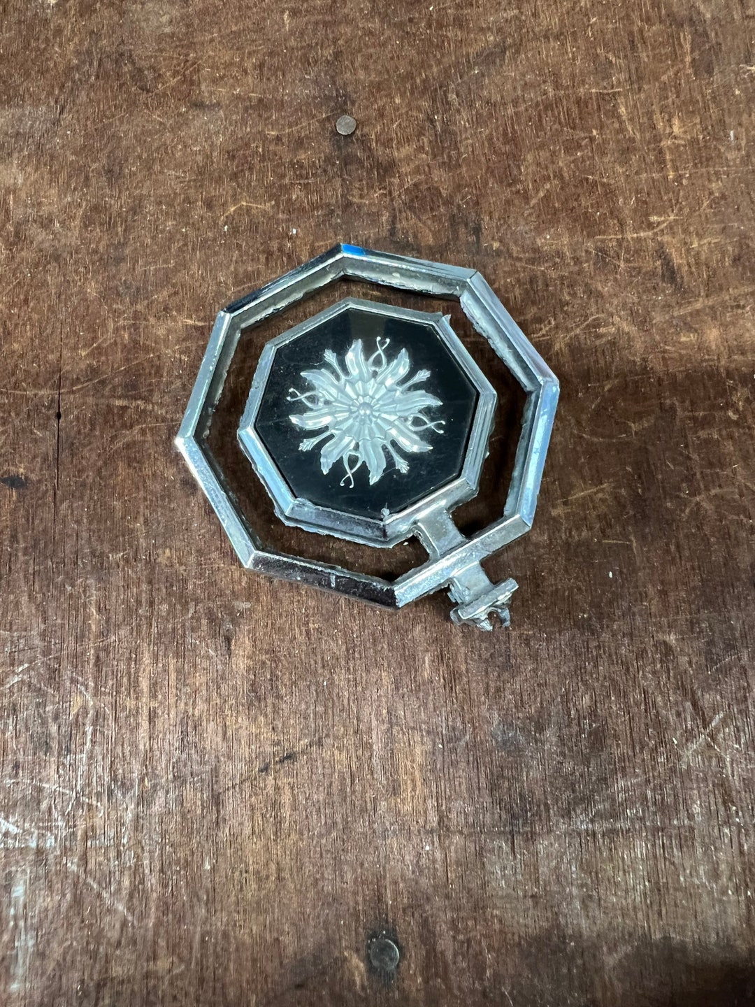 Vintage Hood Ornament - Custom Auto Emblem - Vintage Metal Car Badge ...