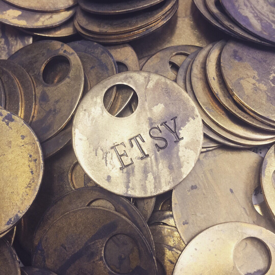 Custom Hand Punched Hotel Room Key Tags - Key Fob - Valet Tag - Coat ...