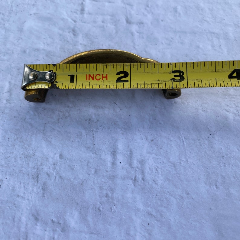 Vintage Brass Drawer Pull With Keyhole door Pull Antique - Etsy