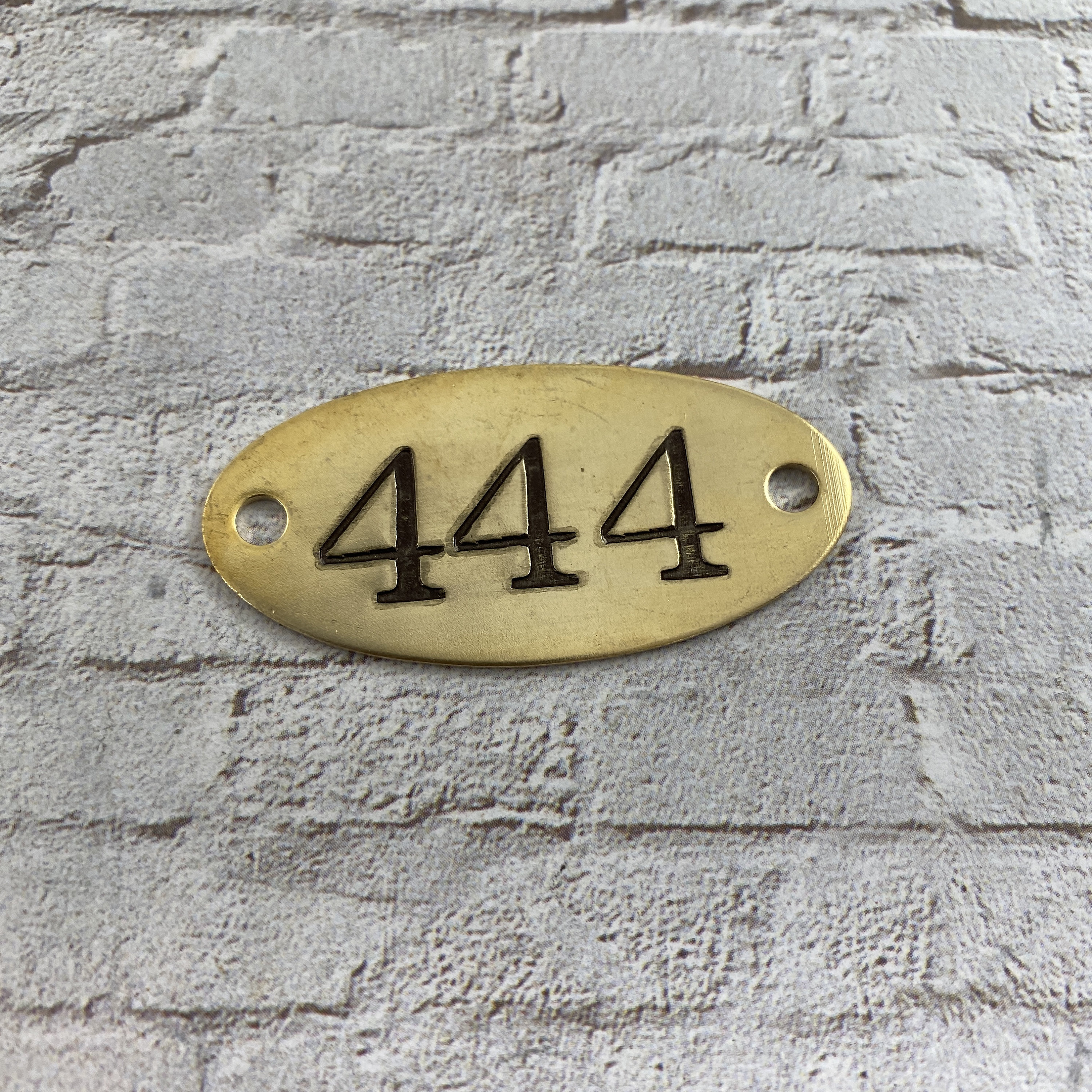 Hand Punched Brass or Aluminum Numbered Tags Custom Numbered - Etsy UK