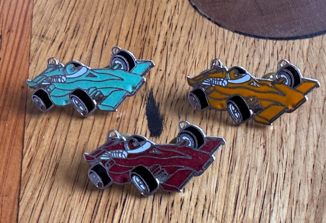 Race Car Lapel Pin - Vintage F1 Indy Car Jacket Pin - Car Pins ...