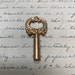 Brass Antique Lamp Switch Key - Vintage Skeleton Key - Vintage Barrel ...