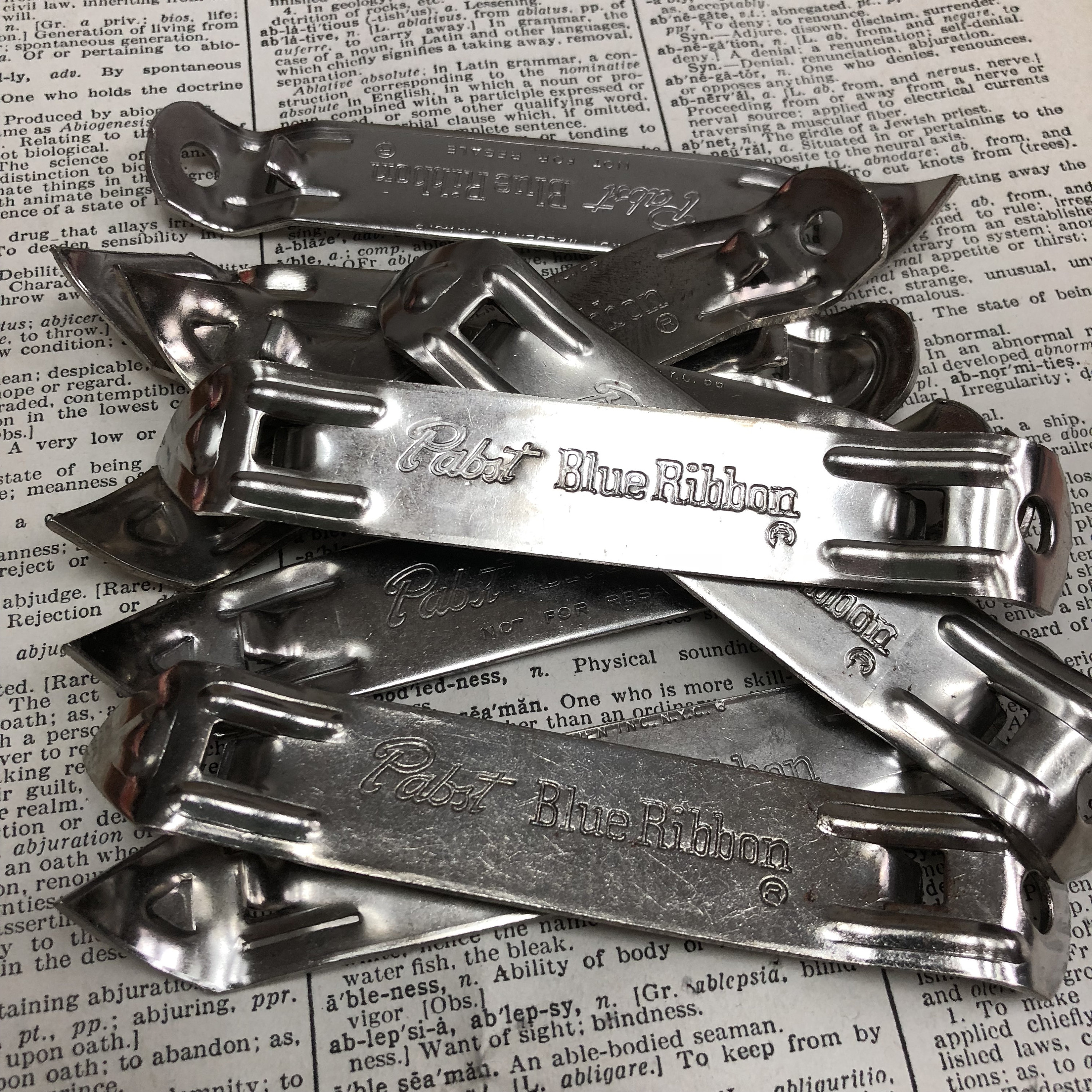 Vintage Bottle Opener - Pabst Blue Ribbon PBR beer bottle opener ...