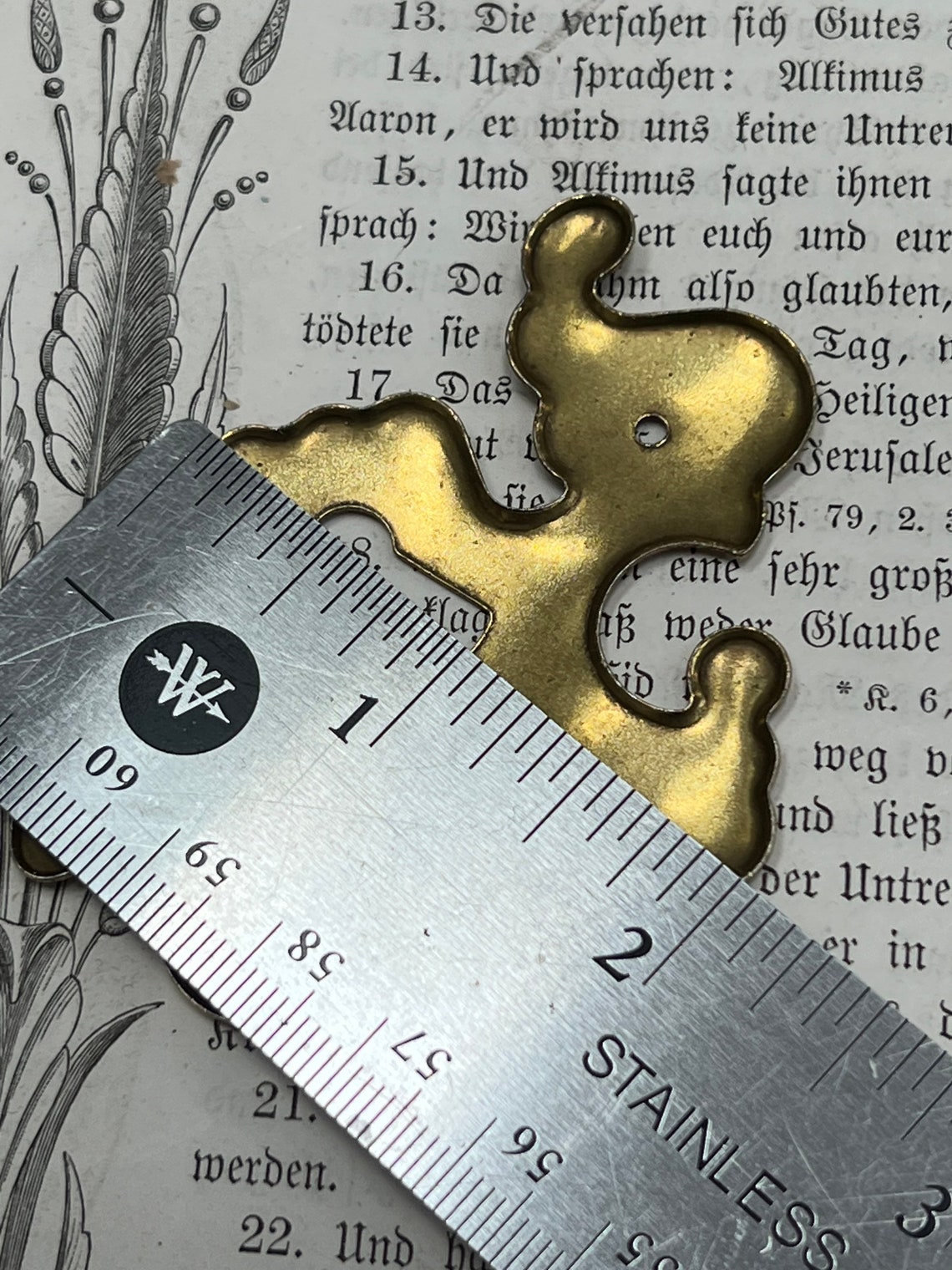 Vintage Brass Keyhole Cover Escutcheon -small Keyhole - Antique Charm ...