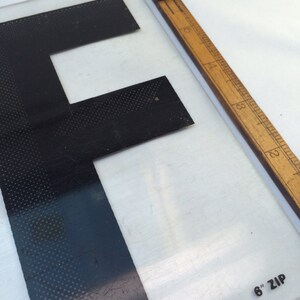 Clear Plastic Letter F – Plexiglas Letter - Black Marquee Letter ...