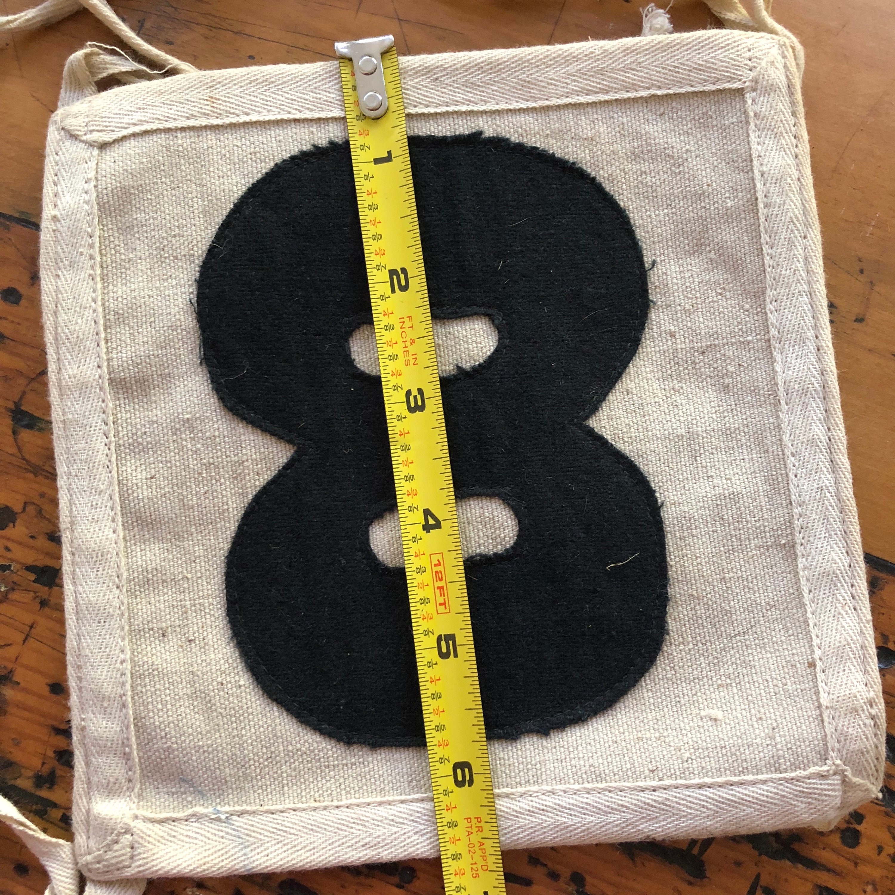 Vintage Horse Jockey arm band - Number 8 - Canvas and Felt - Horse ...