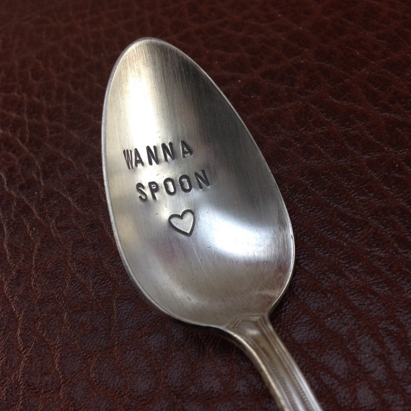 Stamped Spoon - Etsy