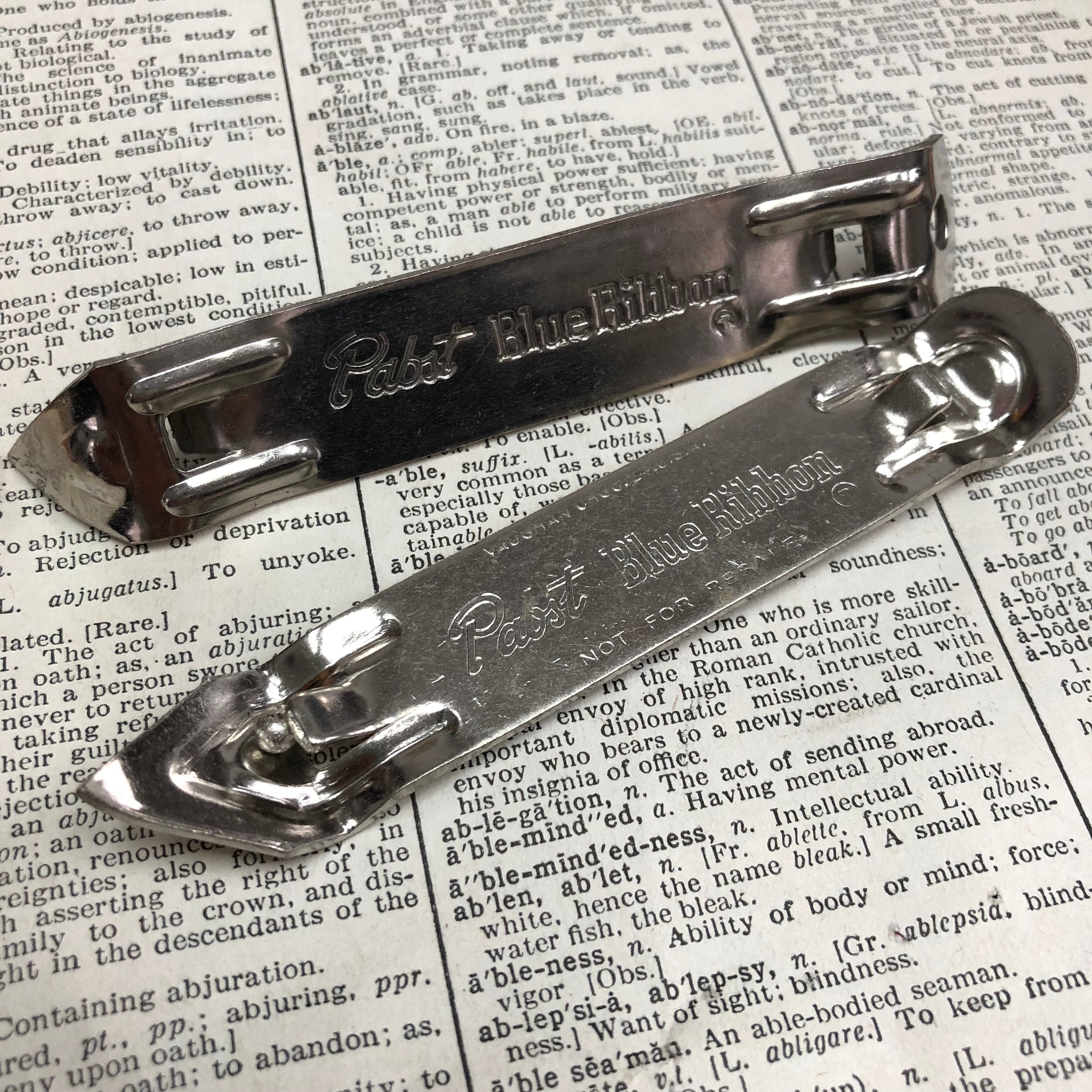 Vintage Bottle Opener - Pabst Blue Ribbon PBR beer bottle opener ...