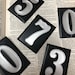 Industrial Metal Numbers 3" - Small Vintage Metal Numbers – Salvaged ...