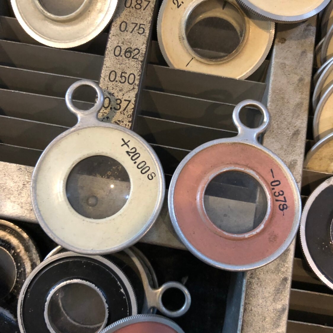 Antique Aluminum Monocle Vintage Optometrist Lens Eyeglass - Etsy