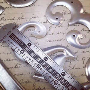 Industrial Metal Numbers 3" - Small Vintage Metal Numbers – Salvaged ...