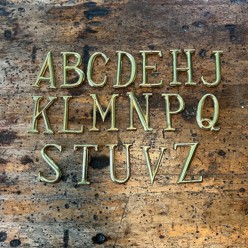 Vintage Wall Letters - Etsy