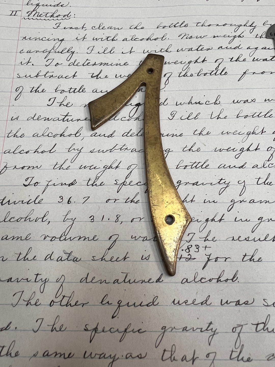 Vintage House Numbers - Brass House Number 7 Seven - Salvaged Address ...