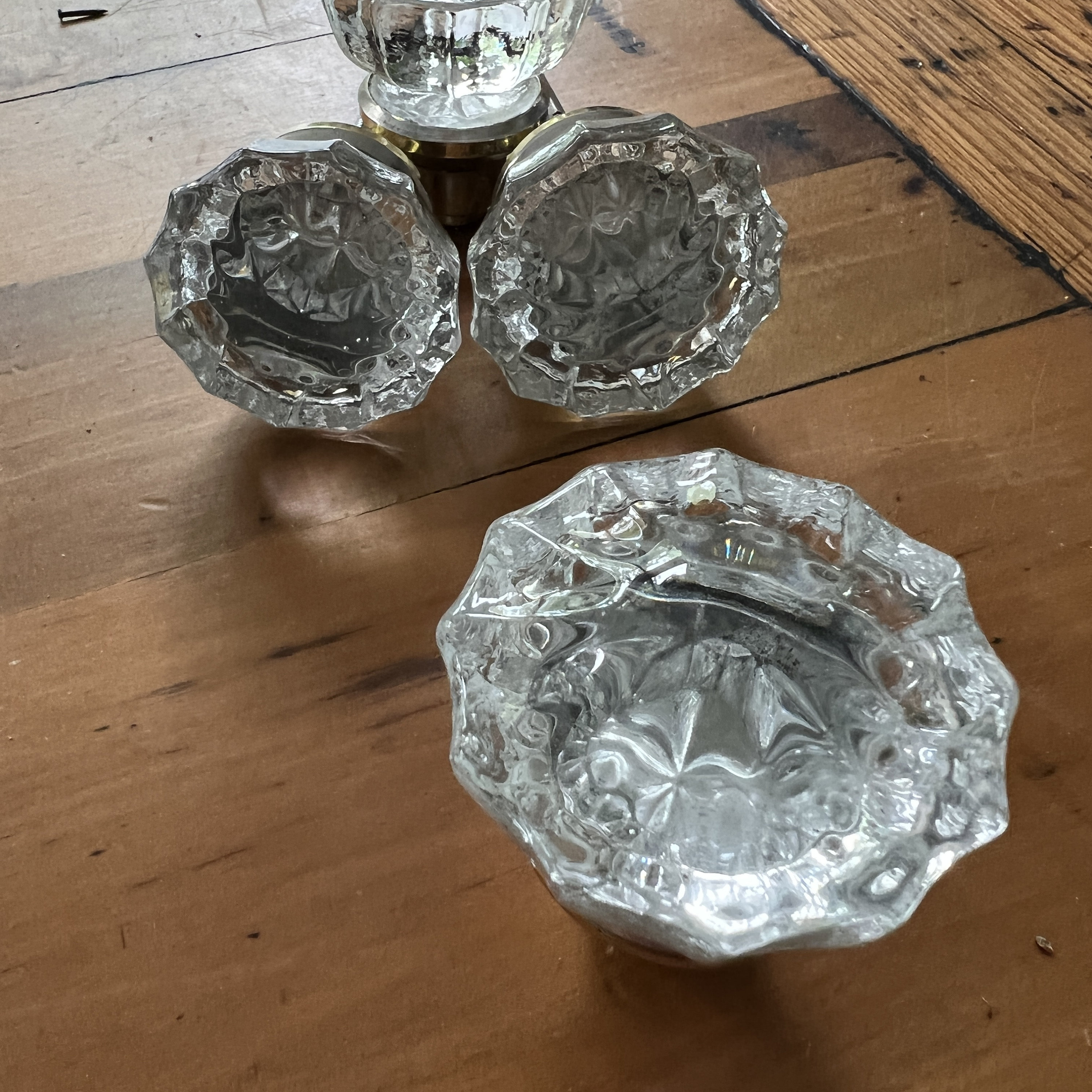 Vintage Reproduction glass door knob - vintage style doorknob - architectural hardware - door ...