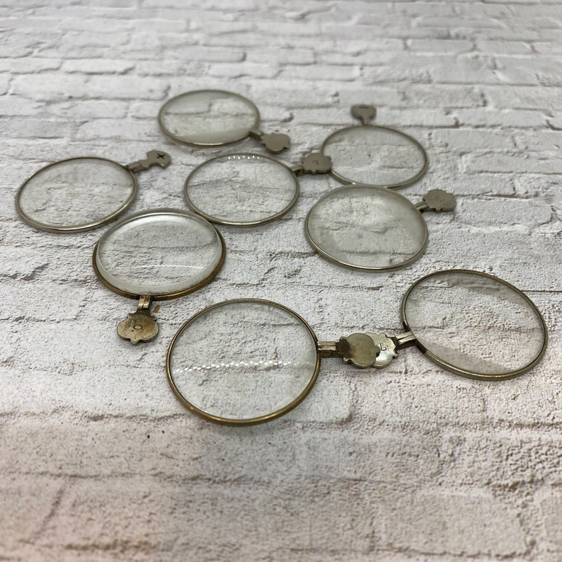 Antique Monocle Vintage Optometrist Lens Eyeglass Lenses Etsy