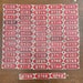 Vintage Fire Box Numbers Red Tags Metal Tag Favorite Numbers - Etsy