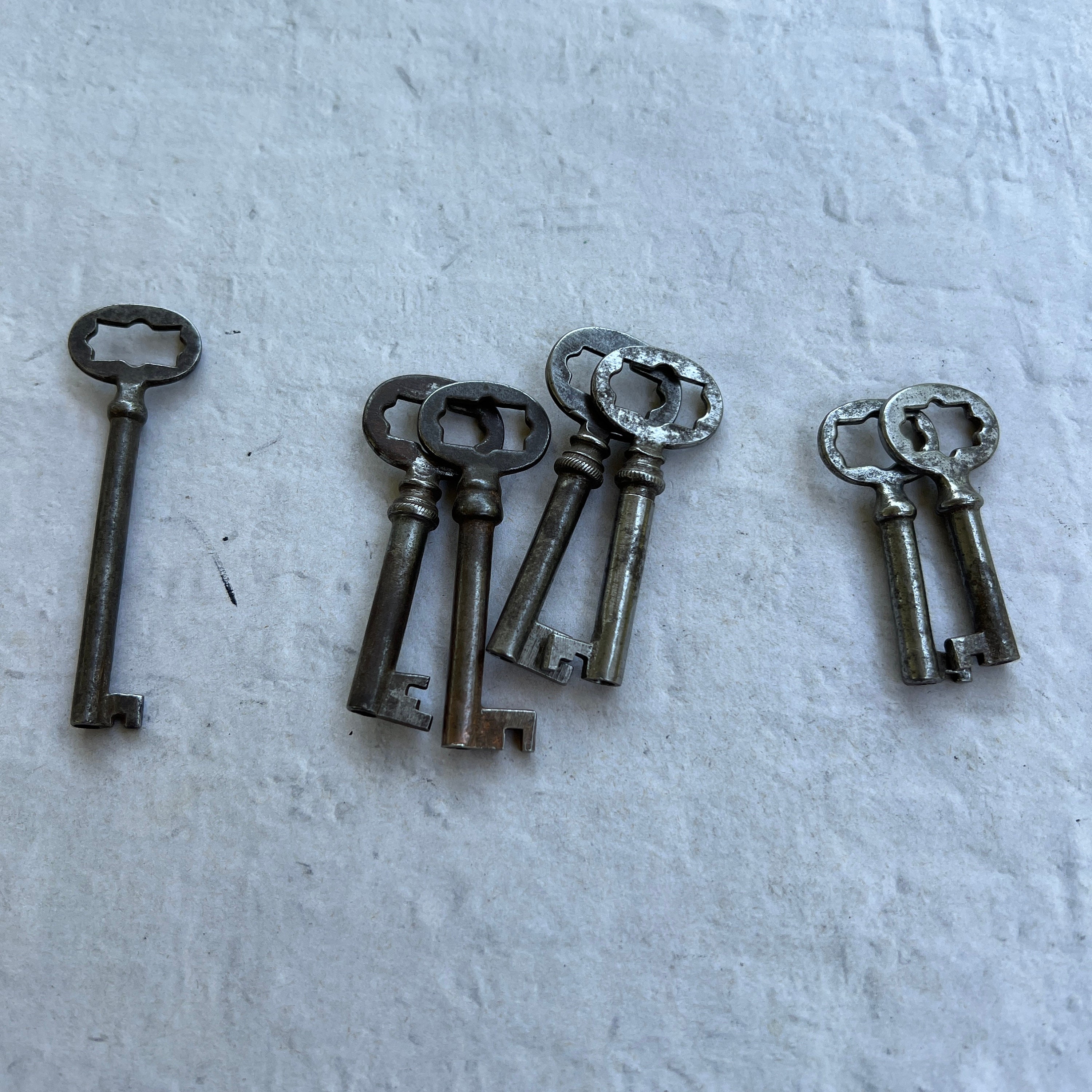 Antique Skeleton key- three sizes to choose from - vintage skeleton key ...
