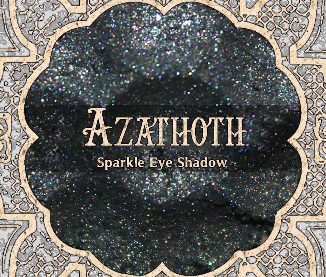 AZATHOTH Sparkle Eye Shadow Dark Teal W/blue Sparkle Dirty - Etsy