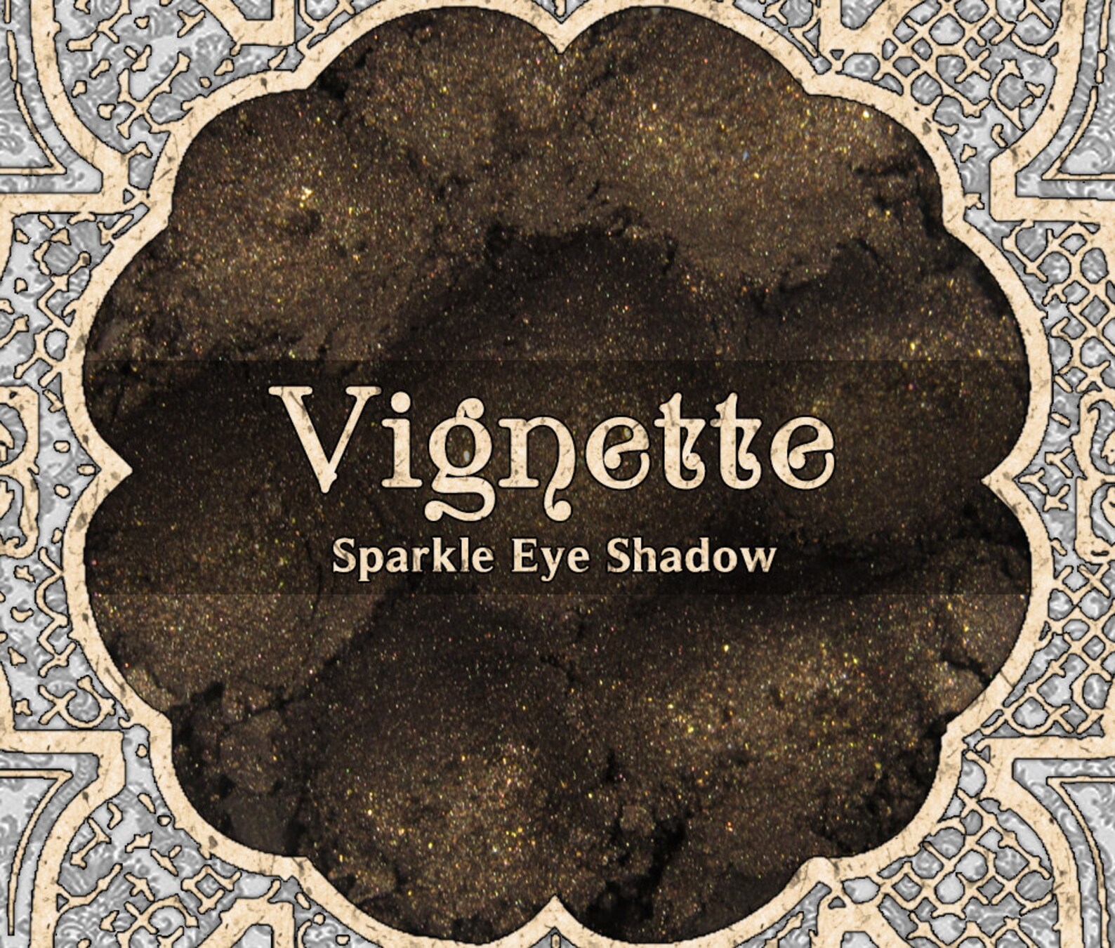 VIGNETTE Shimmer Eye Shadow Dark Bronze Brown Deep Golden - Etsy