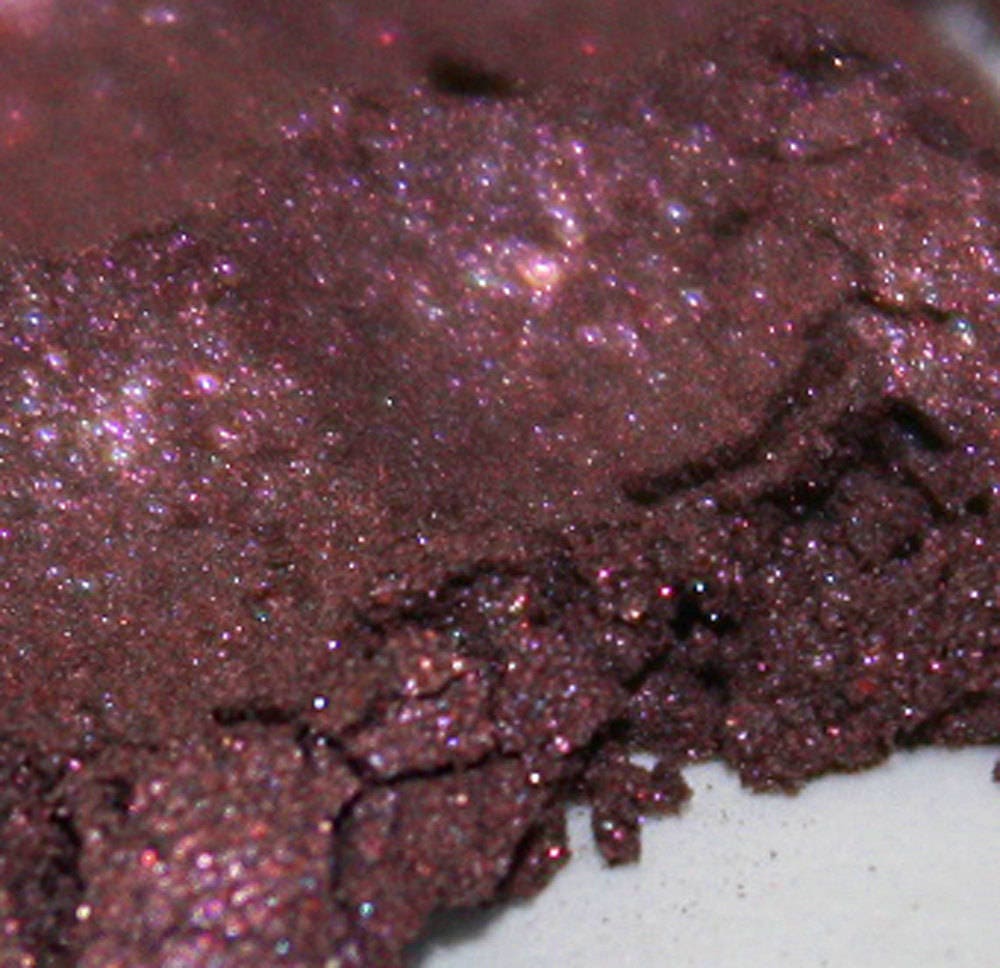 RUBY SMOKE Shimmer Eye Shadow Dark Smokey Red Dark Gemtone - Etsy