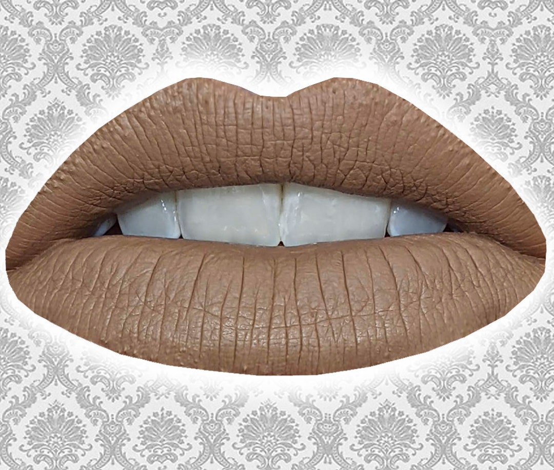PYRAMID Liquid Lipstick Matte Tan Sepia Brown Lipstick - Etsy