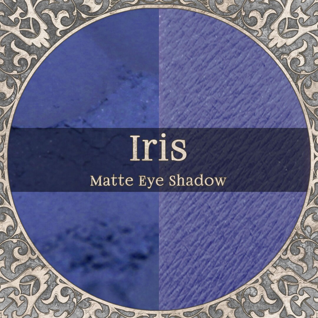 IRIS Eye Shadow: Matte Blue Violet, Vegan Cosmetic Pigment, TAT 5-6 Biz ...
