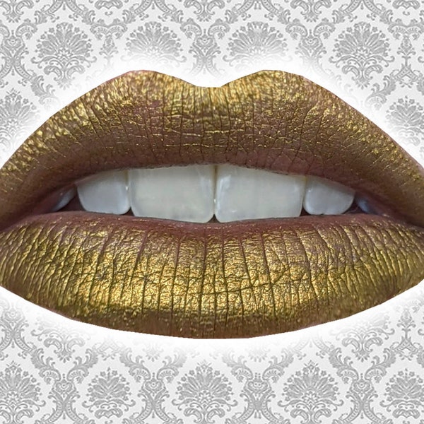 Gold Lipstick - Etsy