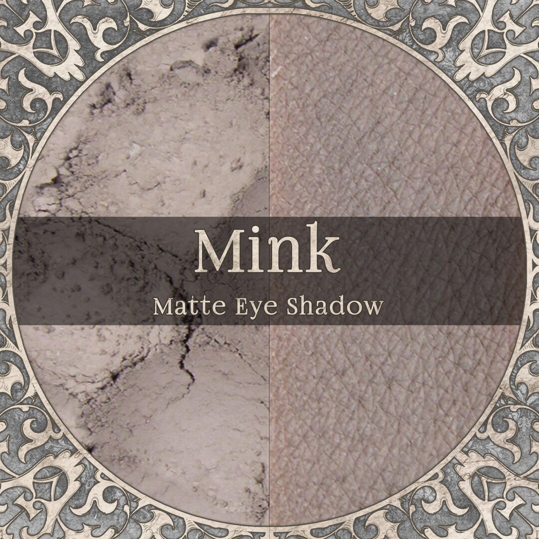 MINK Eye Shadow: Matte Light Taupe, Vegan & Cruelty-free, - Etsy