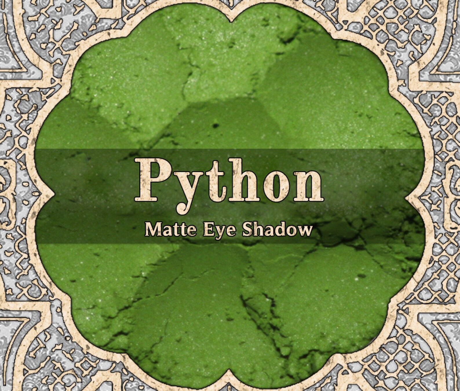 PYTHON Matte Eye Shadow Grass Green Yellow Green Warm - Etsy