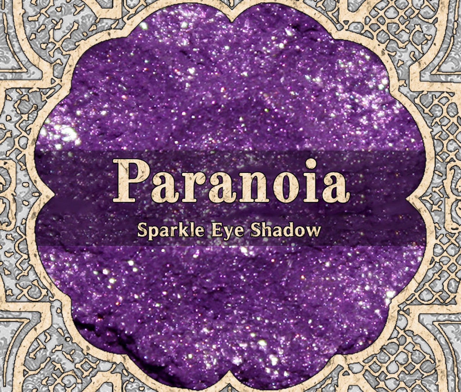 PARANOIA Sparkle Eye Shadow Bright Purple Eye Shadow Grape - Etsy