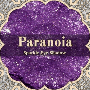 PARANOIA Sparkle Eye Shadow Bright Purple Eye Shadow Grape | Etsy