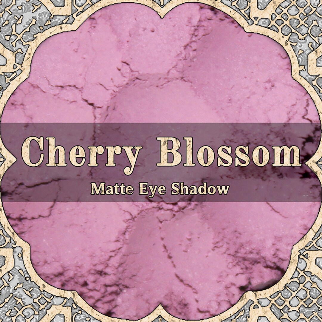 Light Cool Pink Matte Eye Shadow, CHERRY BLOSSOM, Cute Kawaii Beauty ...
