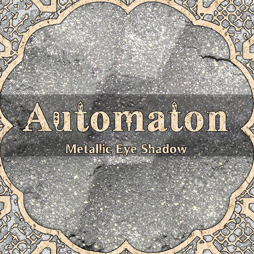Metallic Chrome Silver Eye Shadow, AUTOMATON, Steampunk Gift, Loose ...