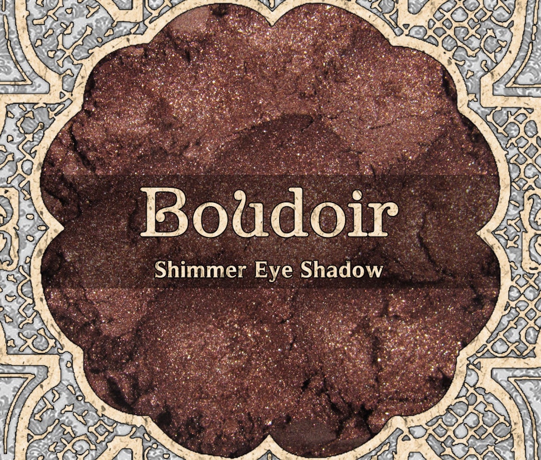 BOUDOIR Shimmer Eye Shadow, Dark Copper Brown, Deep Warm Brown, Loose ...