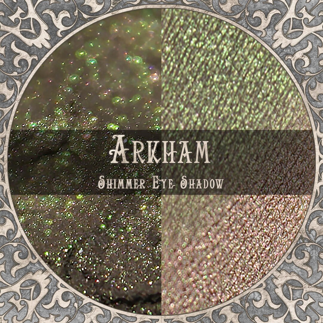 ARKHAM Eye Shadow: Shimmer Brown W/ Green Duochrome, Vegan Makeup, TAT ...