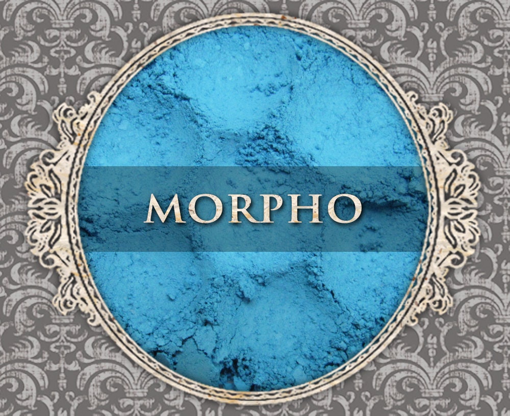 MORPHO Matte Eyeshadow: Samples or Jars Light Cyan Blue | Etsy