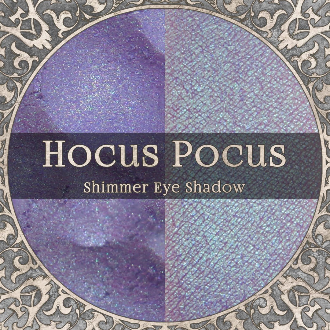 HOCUS POCUS Eye Shadow: Shimmery Purple With Green Highlight, TAT 3-5 ...