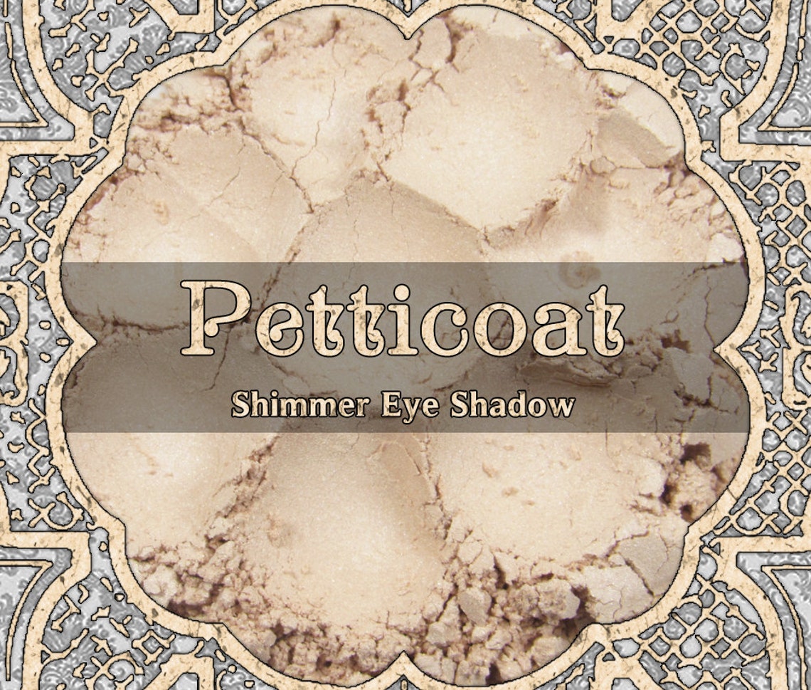 PETTICOAT Shimmer Eye Shadow Pale Buff Beige Light Beige - Etsy