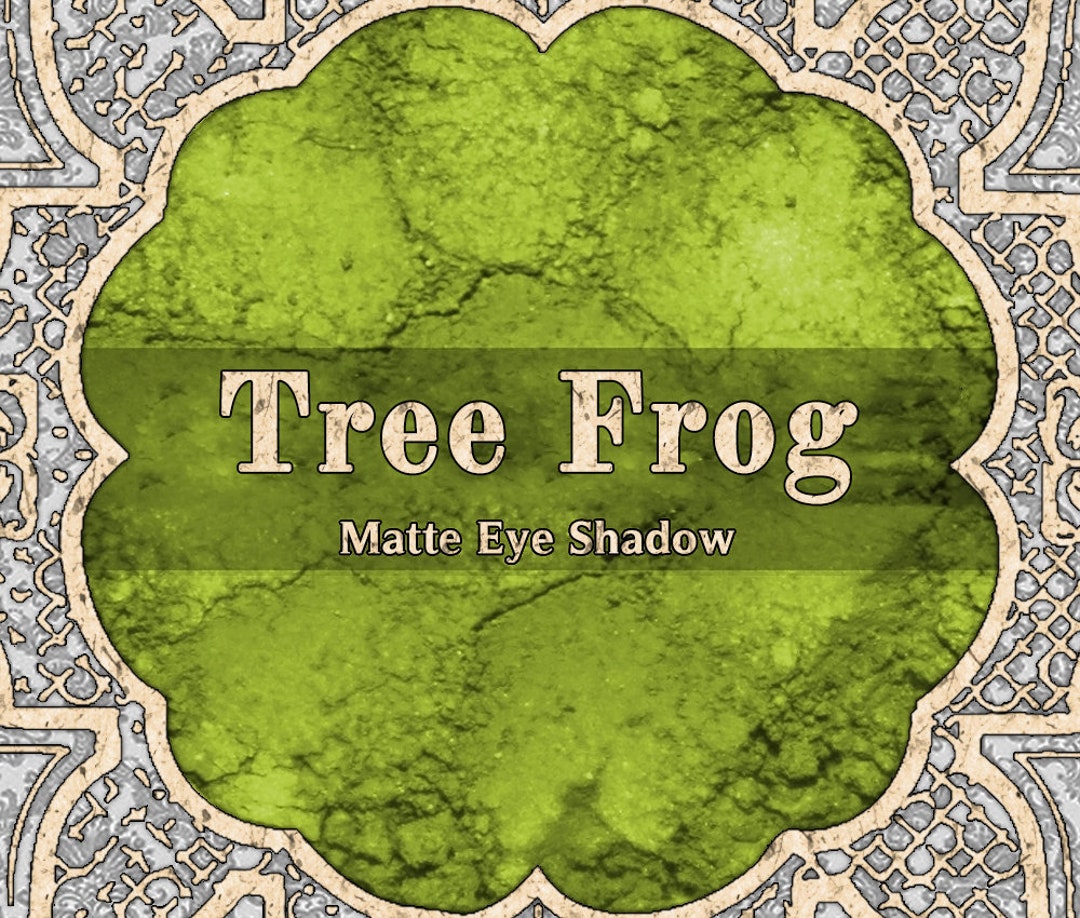TREE FROG Matte Eye Shadow, Bright Yellow Green, Chartruese, Loose ...