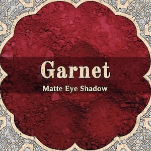 Dark Ruby Red Matte Eye Shadow GARNET Gothic Style Makeup Gift Loose Powder Cosmetic Pigment Cruelty Free TAT 4 7 Biz Days Etsy