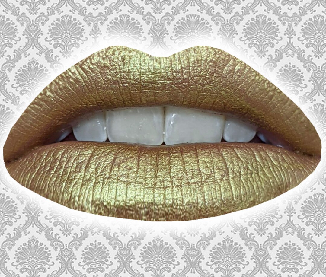 SCARAB Liquid Lipstick, Metallic Bright Gold, Green Gold Duochrome ...