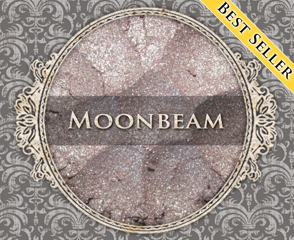 MOONBEAM Shimmer Eye Shadow Light Silver Beige Pastel Mauve | Etsy