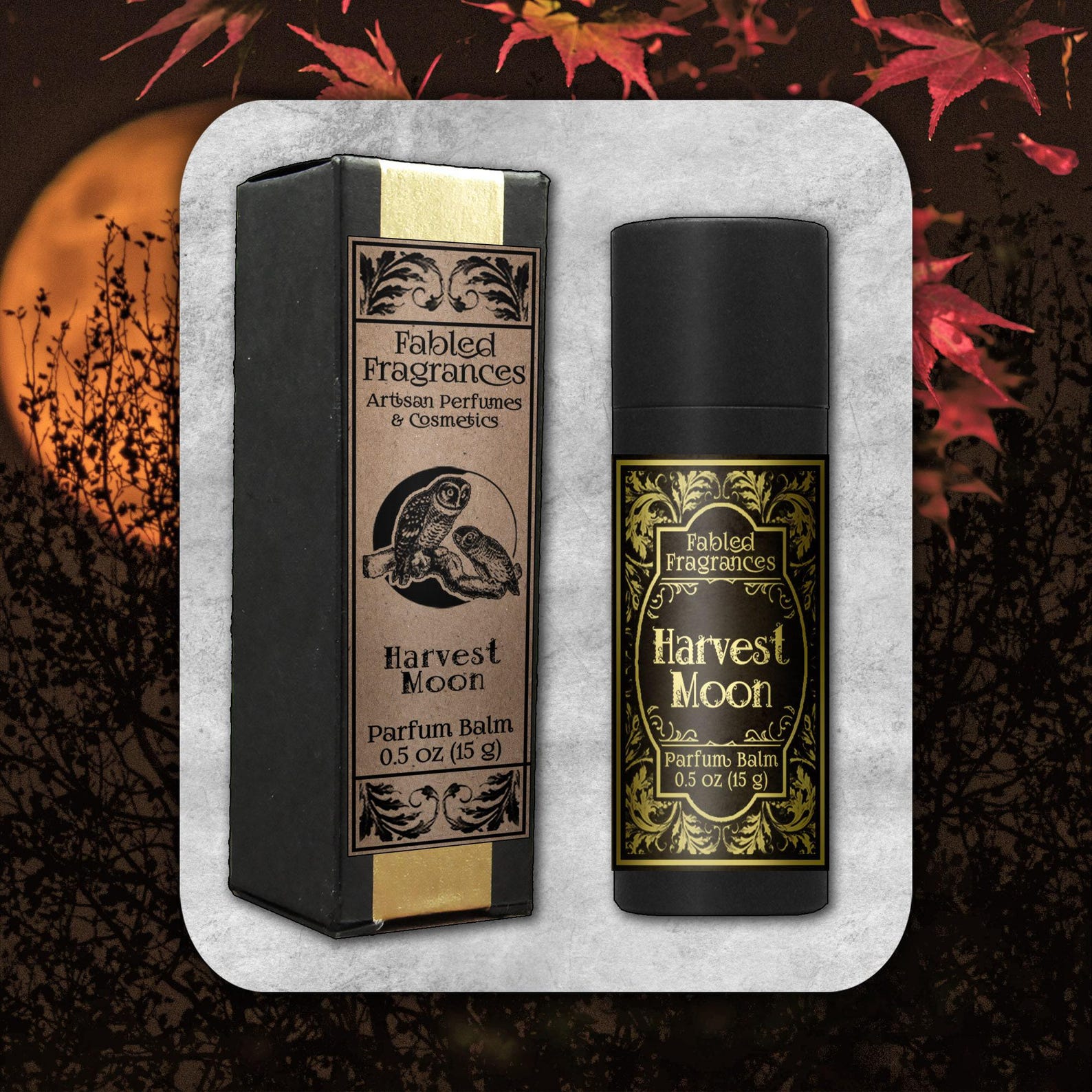 HARVEST MOON Solid Perfume: Apple Cider & Cinnamon Scent, TAT 5-6 Biz ...