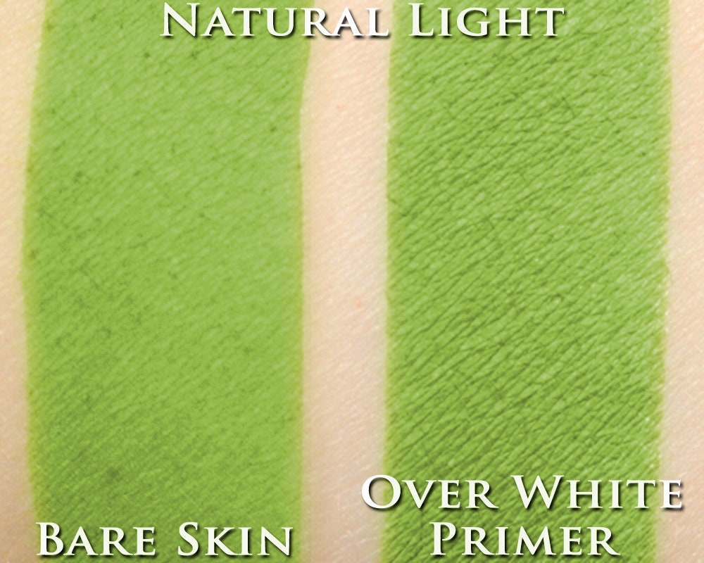 PYTHON Matte Eye Shadow Grass Green Yellow Green Warm - Etsy