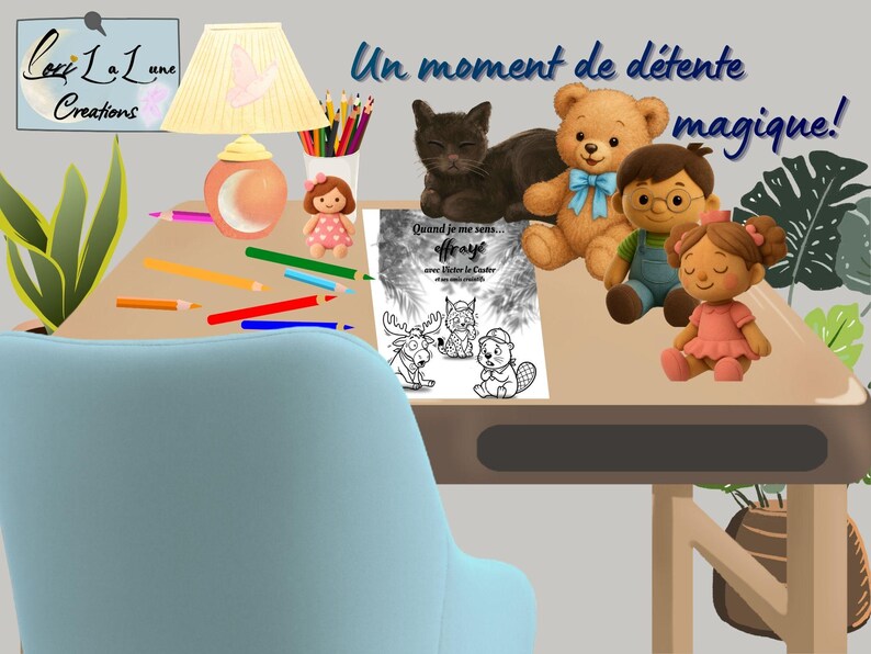 Childhood Fears | Emotions Coloring Book | Calming Activity for Ages 4 ...