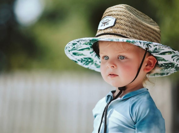 Child Sun Hat Palm Leaf Woven Straw Sun Hat Perfect for - Etsy