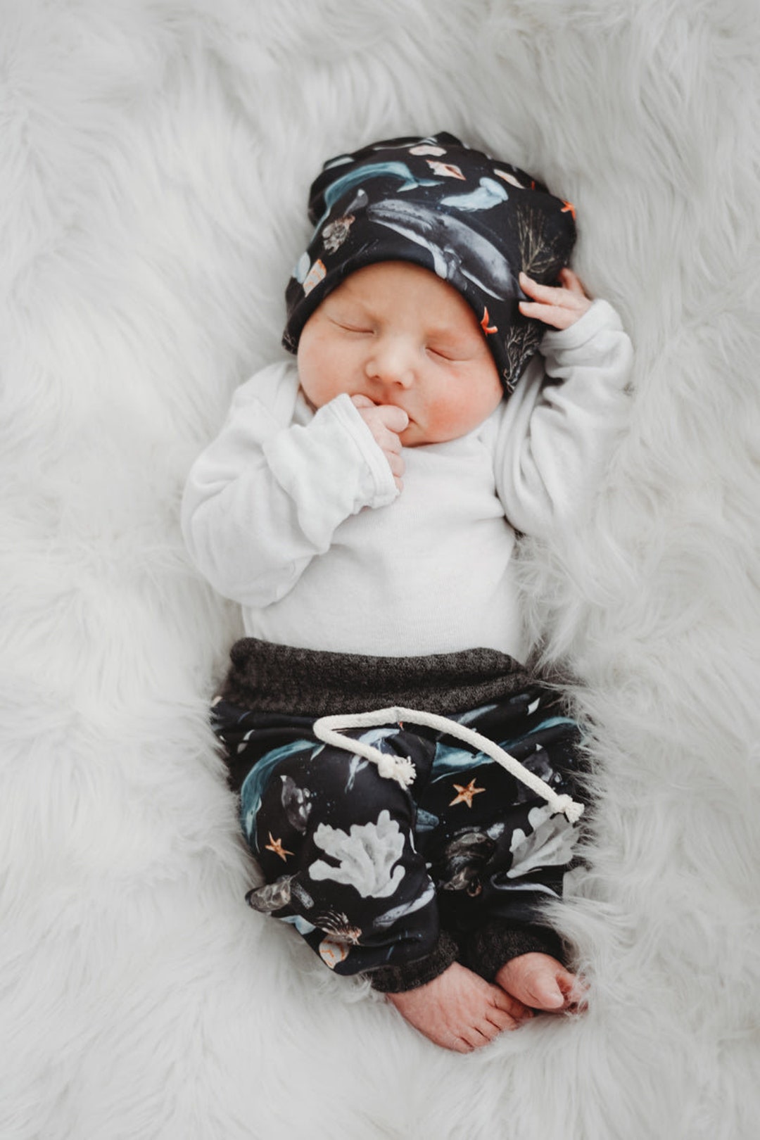 Deep Blue Sea Newborn Set, Kids Style Christian, Ocean, Whale, Nautical ...